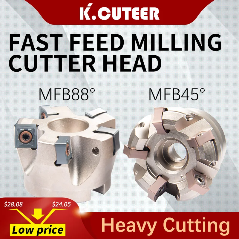 MFB288-45R-Milling-Cutter-88-Degree-Fast-Feed-Heavy-Cutting-Fly-Cutter ...