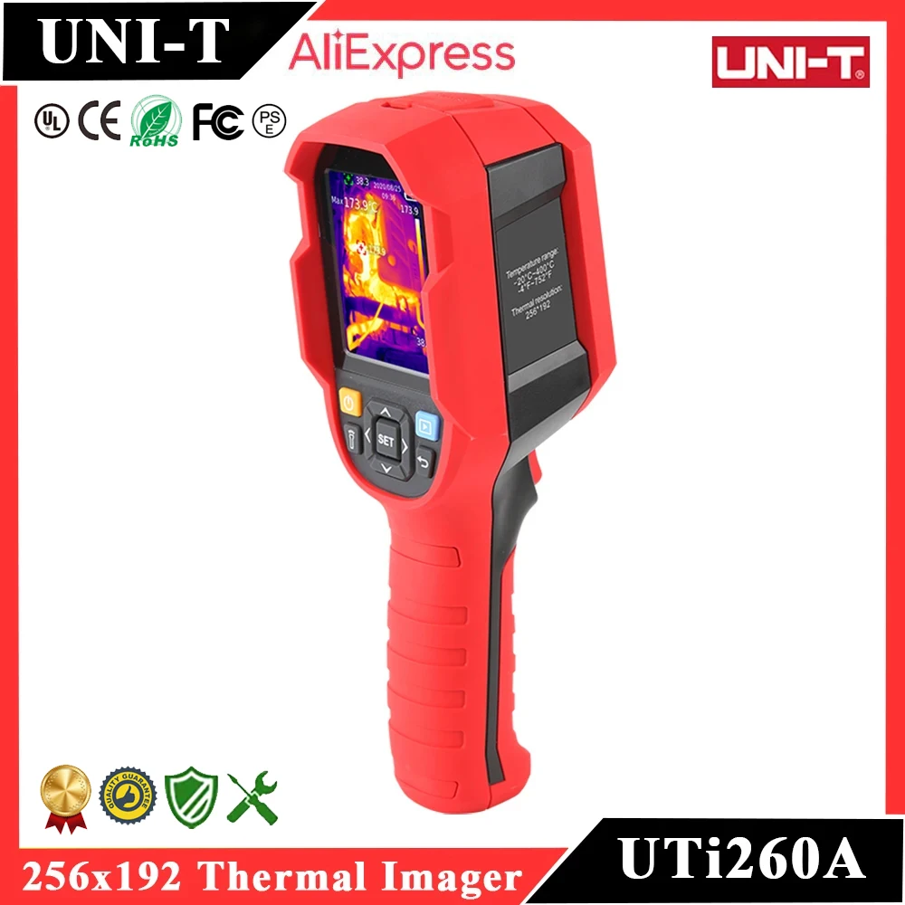 UNI-T-UTi260A-Thermal-Imager-Infrared-Thermographic-Imaging-Camera-PCB ...