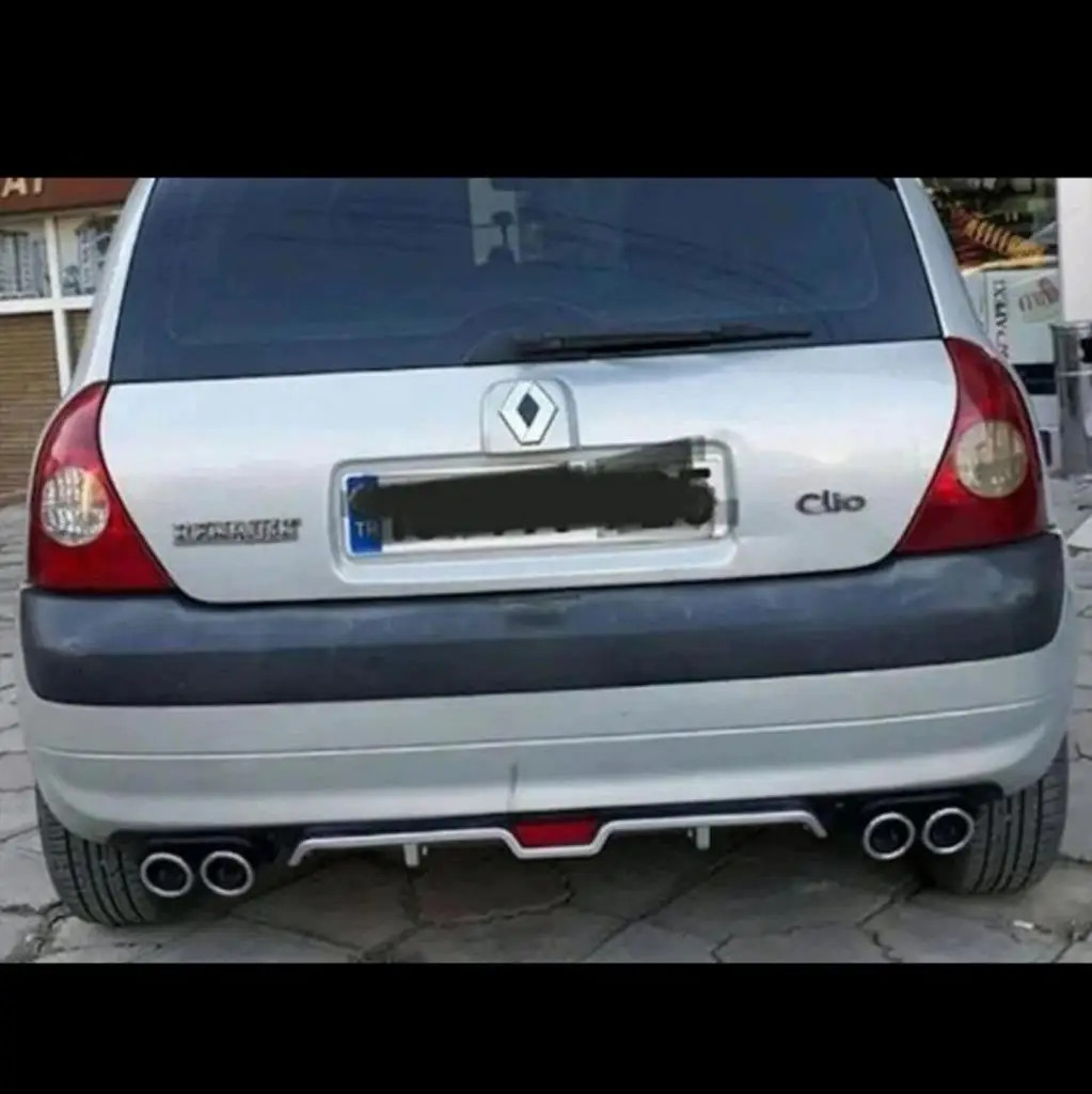 Car-Rear-Bumper-Six-Spoiler-Diffuser-Renault-Clio-2-Universal-Rear ...