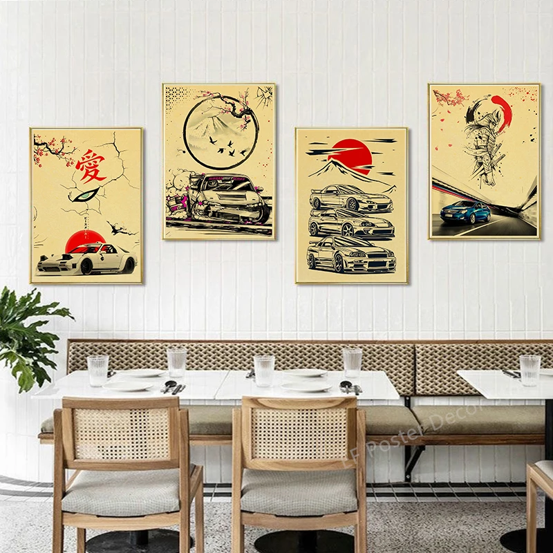 JDM Samurai Racing Car Poster – Redefining Home Decor