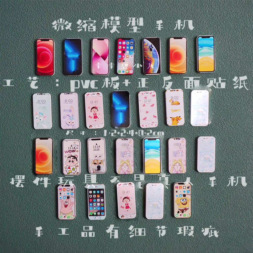 Dollhouse-Miniature-1-12-Scale-Cute-Mobile-Phone-Model-For-OB11-Barbies ...