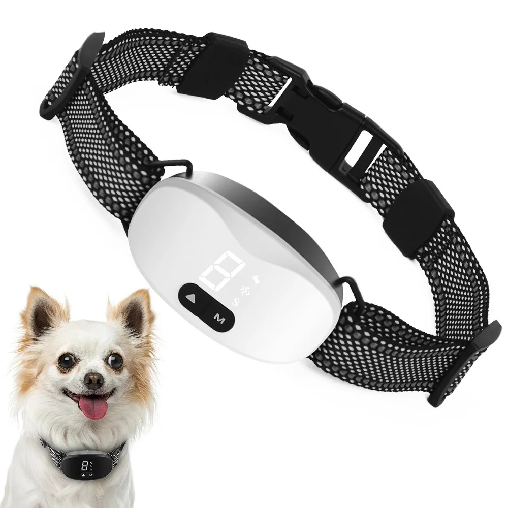 Bark-Collar-Rechargeable-Anti-Barking-IP67-Electric-Shock-Collars ...
