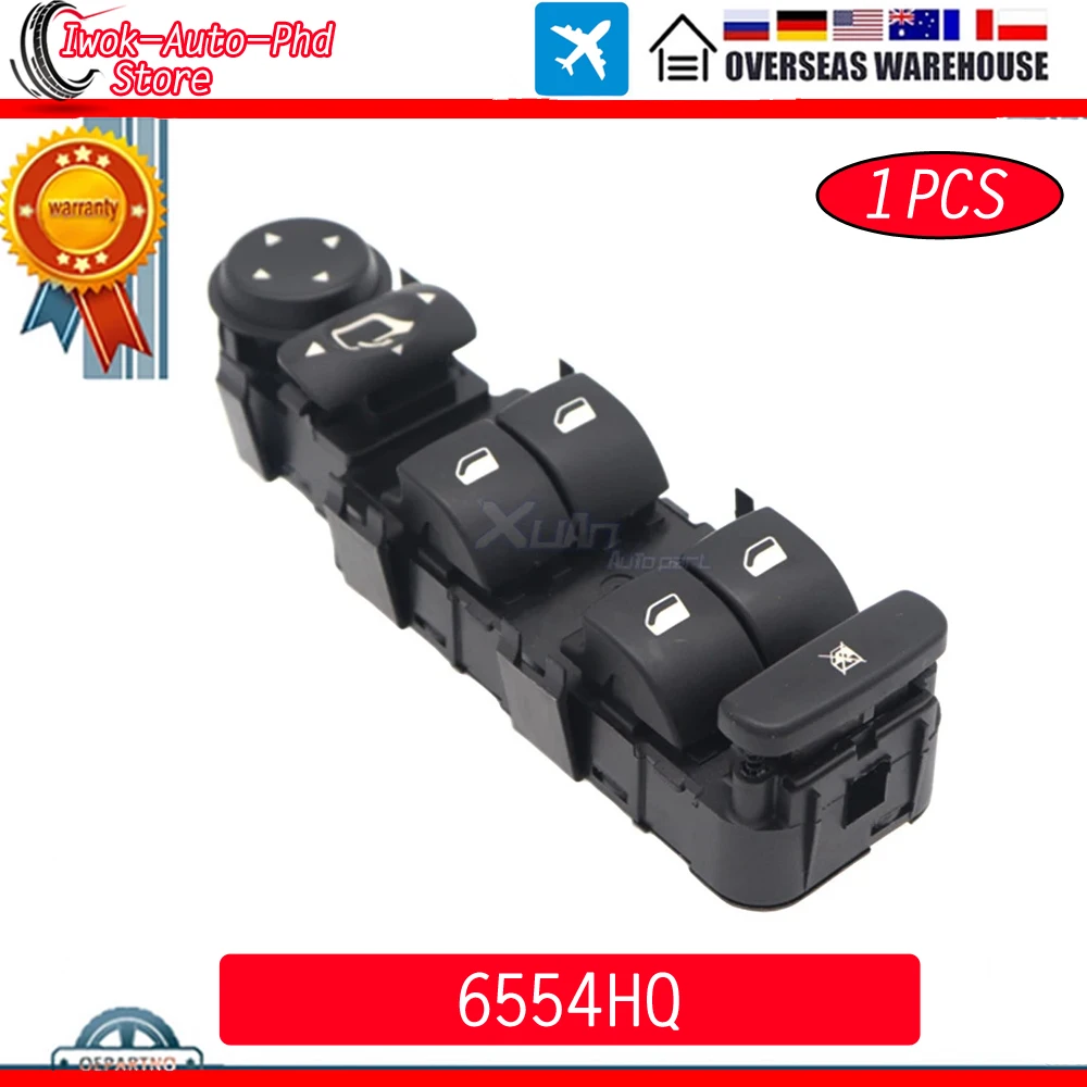 Car-Black-Front-Left-Power-Master-Window-Switch-Fits-For-Peugeot-807 ...