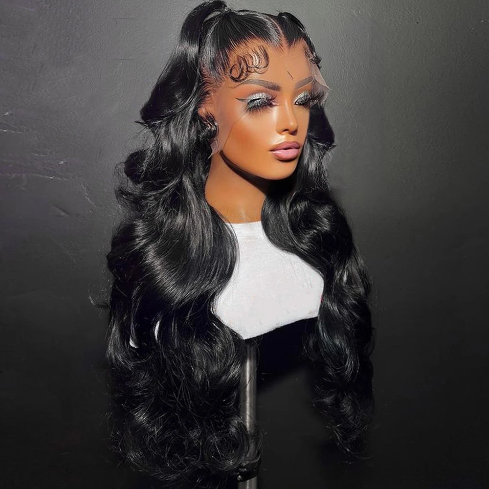 13x4 Body Wave Lace Wig Human Hair Wigs Brazilian Remy 30 inch Water ...