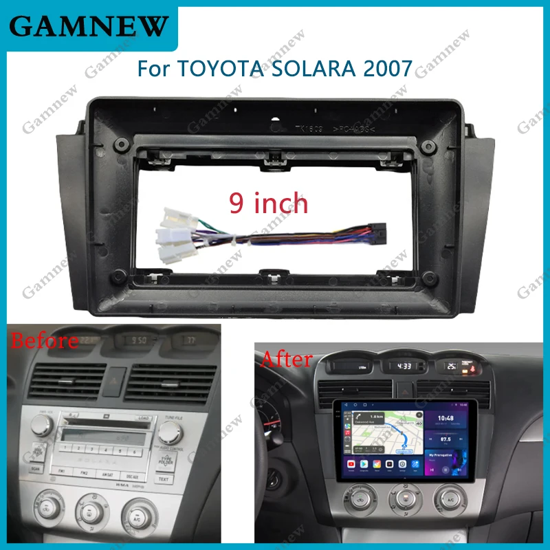 9-Inch-Car-Fascia-Frame-Adaptor-Android-Audio-Dash-Trim-Fitting-Panel ...
