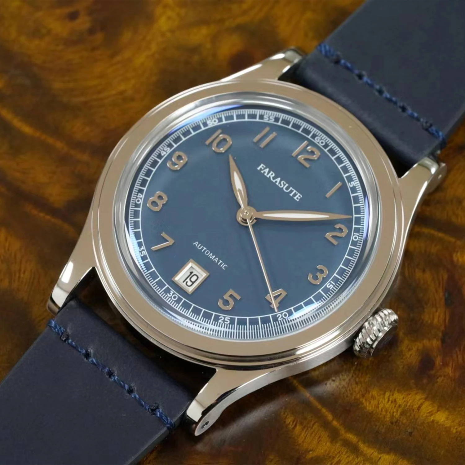 FARASUTE Men Automatic Watch 38mm Luxury Mens Watches Mechanical ...