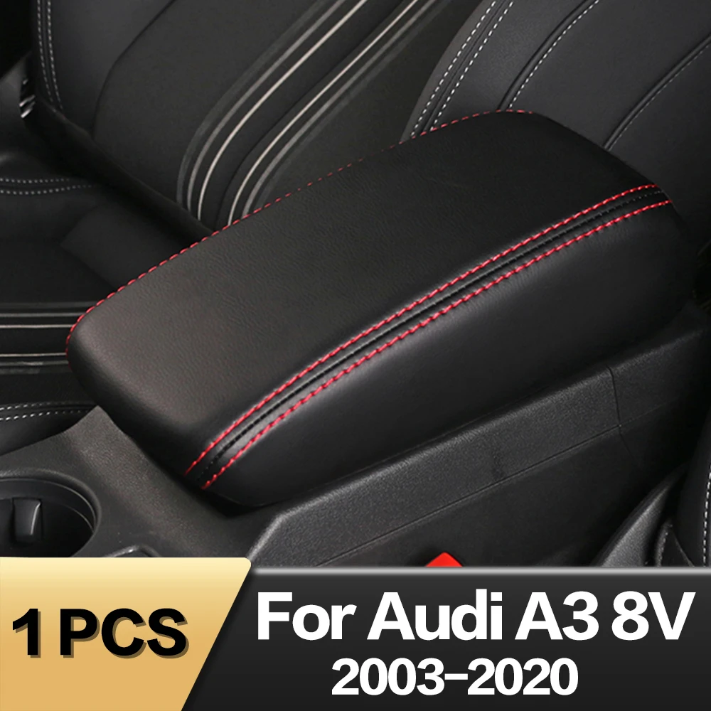 1PCS Car Armrests Box Cover Decoration Interior Accessories For AUDI A3 ...