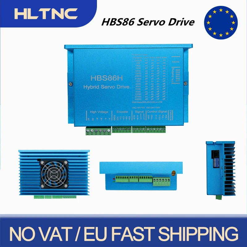 EU Shipped Hybrid Servo Drive HBS860H / HBS86H Close Loop Motor Driver ...