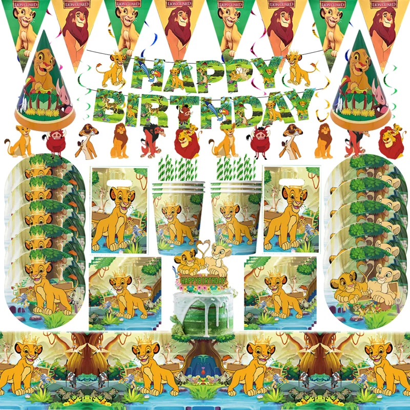 Decoraciones de Disney del Rey León Simba para fiesta de cumpleaños ...