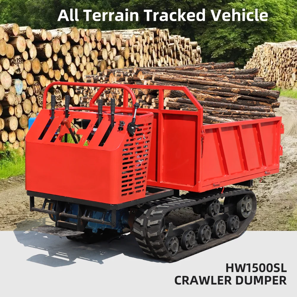 self-loading-mini-dumper-diesel-china-crawler-mini-track-dumper-1-5-ton ...
