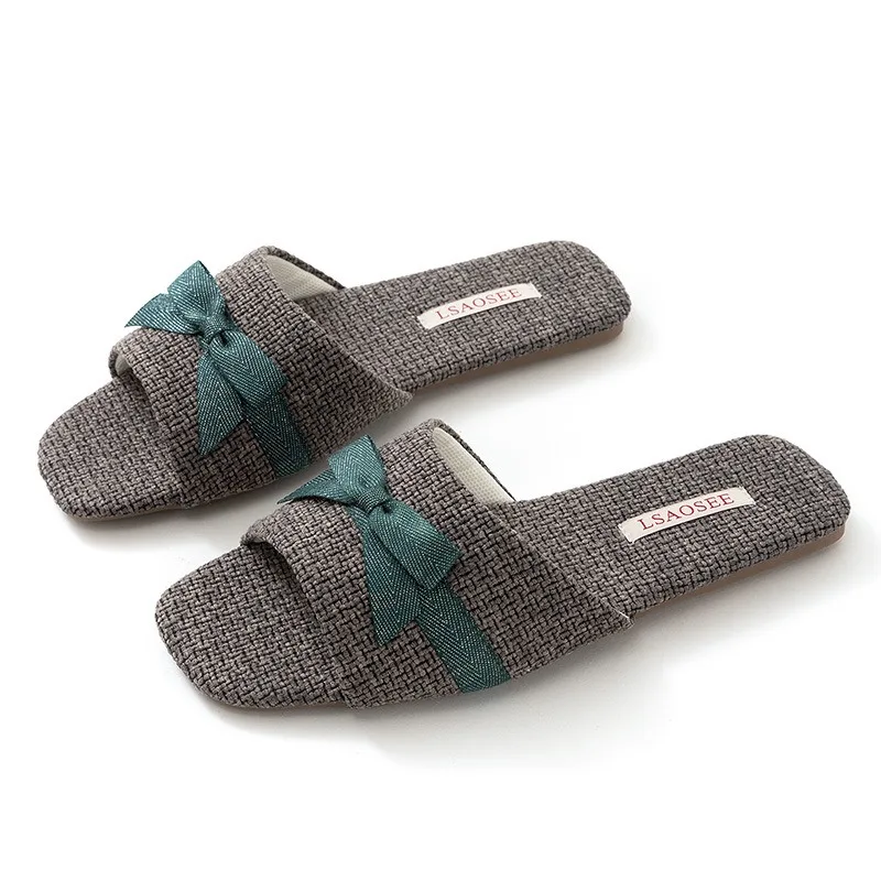 Elegant Open Toe House Slippers Pictures
