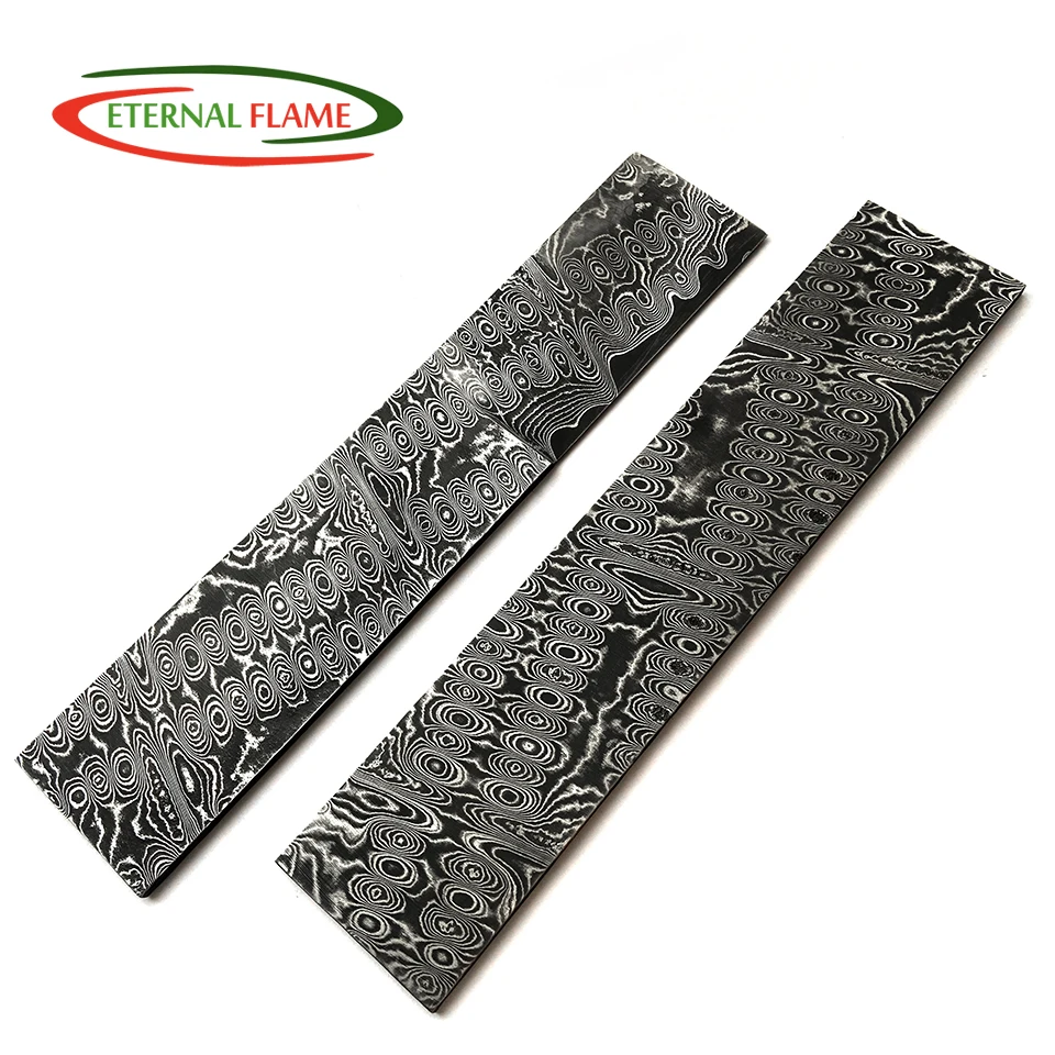 Real-Damascus-Billet-steel-blanks-HRC61-Knife-steel-DIY-Blanks-knife ...