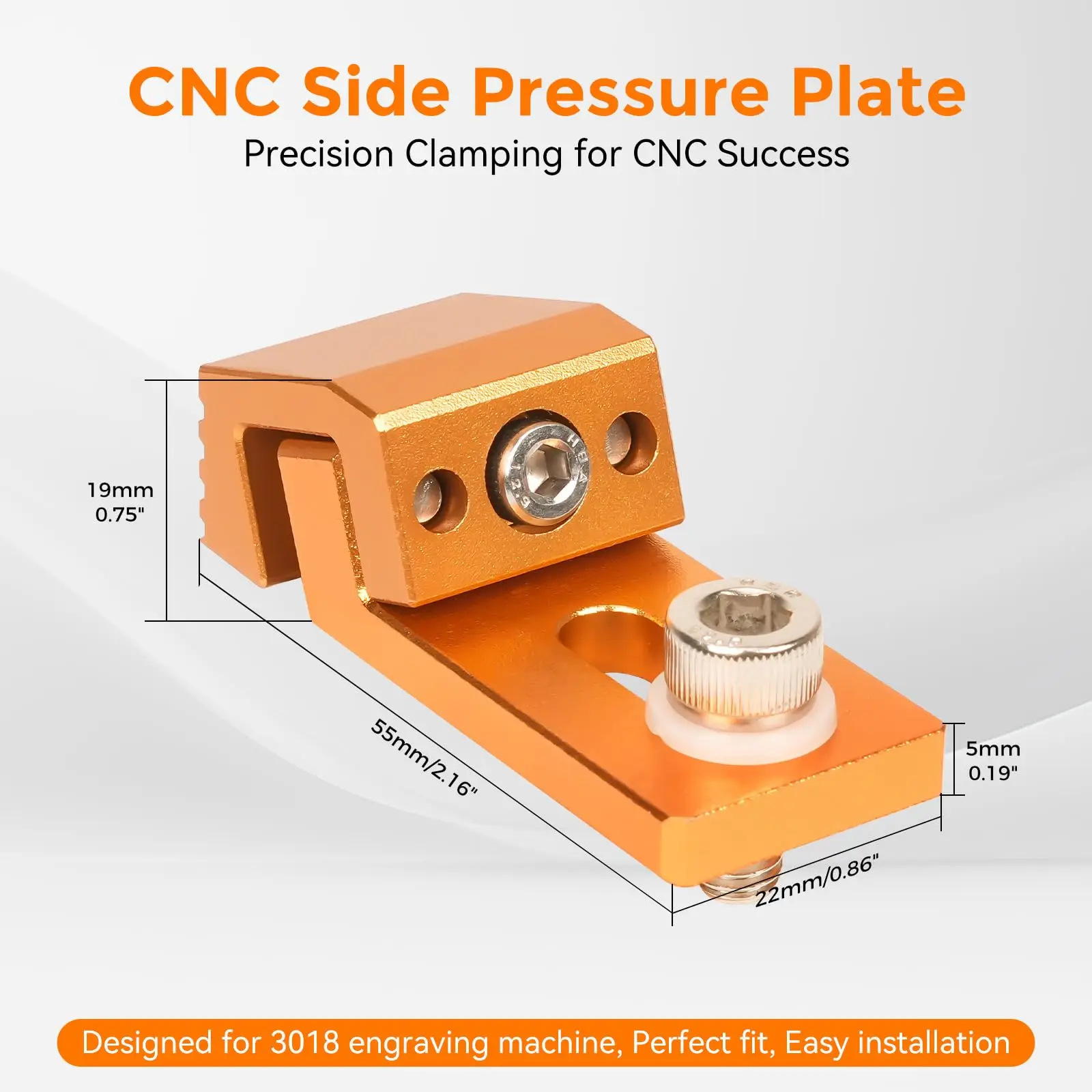 CNC Side Fixture Clamp for CNC 3018 Fixed T-Track Precision Fixtures ...
