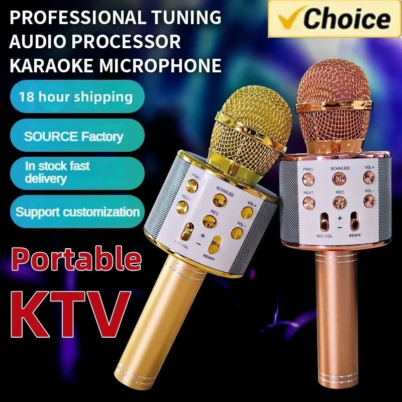 K11-Professional-Handheld-Wireless-Karaoke-Microphone-USB-Speaker ...