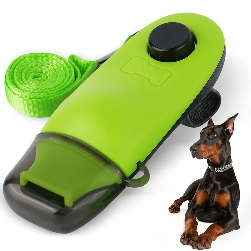 Addestramento-del-cane-Clicker-fischietto-2-in-1-copertura-antipolvere ...