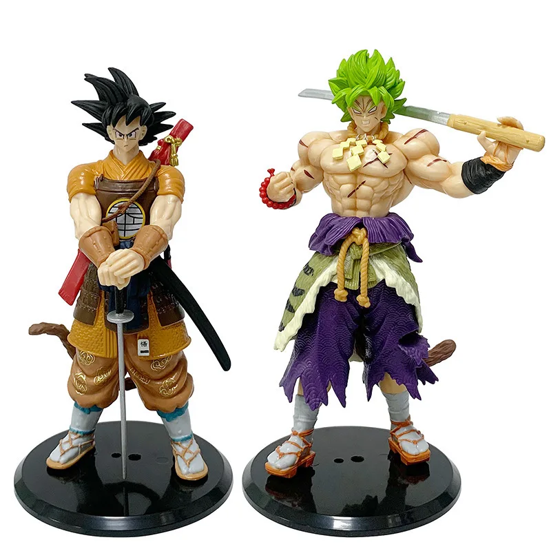 Anime Dragon Ball Z Son Goku Broli Broly Samurai Ver. GK PVC Action ...