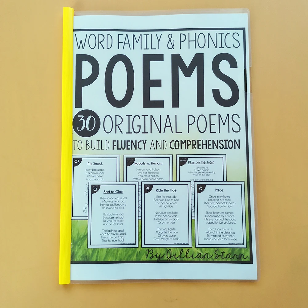 Word Family Phonics Poetry Poem Of The Week Children Learning English ...