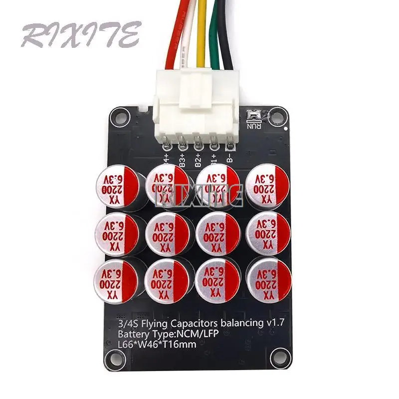 5.5A Balance Li-ion Lifepo4 LTO Lithium Battery Active Equalizer Balancer Board Capacitor Energy ...