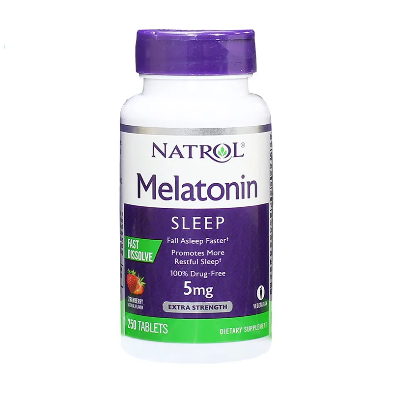 Melatonin, Time Release, Extra Strength, 5mg,250 Tablets, Pineal Gland ...