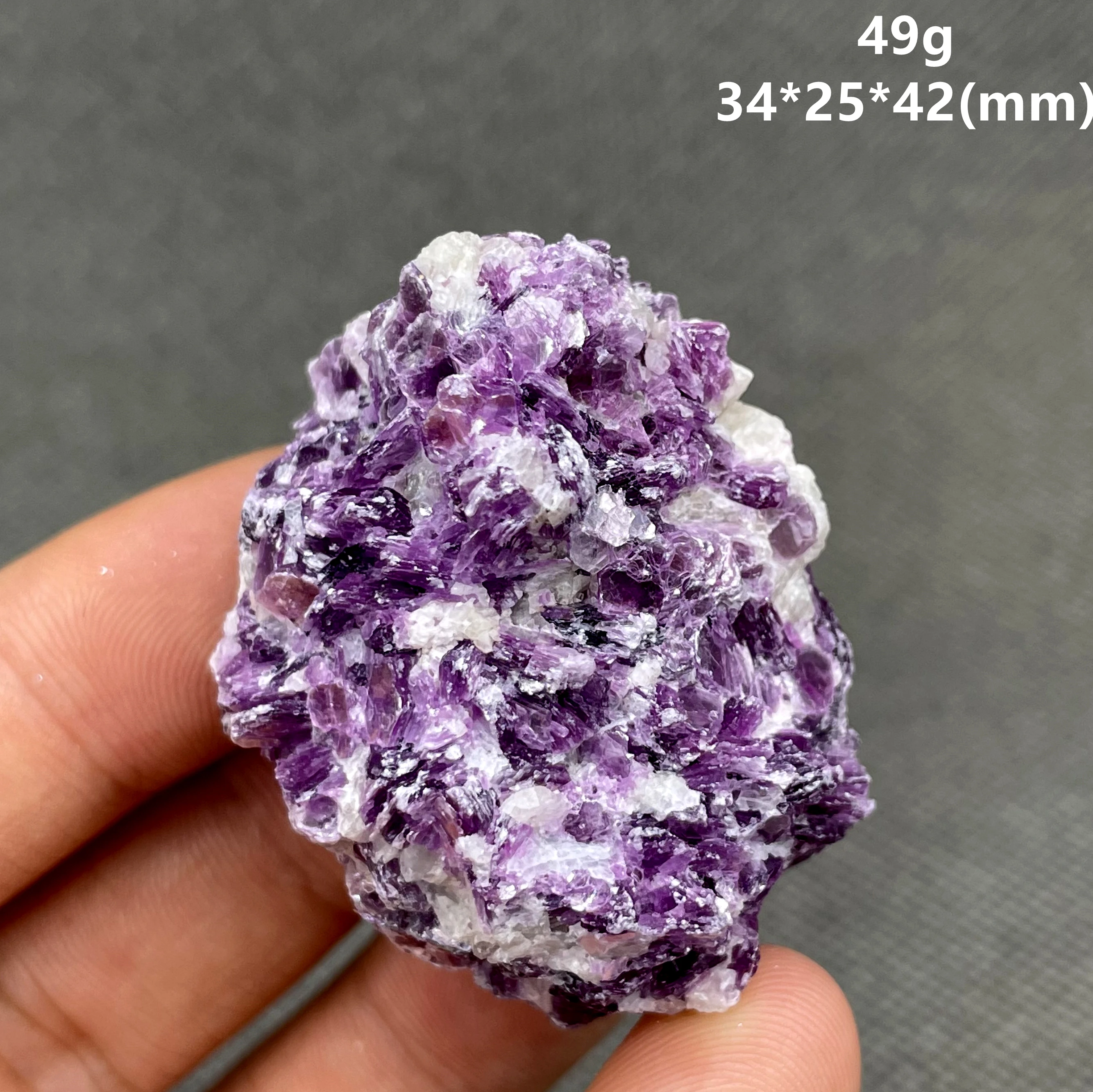BEST! 100% Natural Brazil purple mica mineral crystal stones and ...