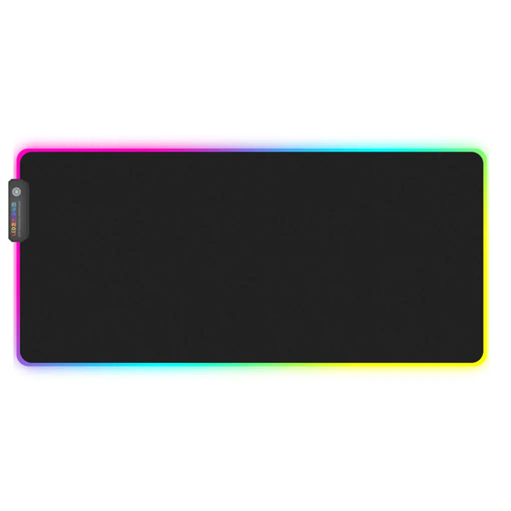 Mouse-Pad-LED-RGB-Light-8-Lighting-Modes-Glowing-Mat-Non-slip-Rubber ...