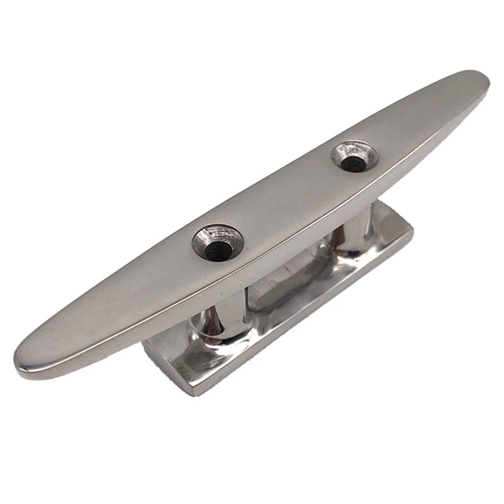 316 Stainless Steel Polished Combo Mooring Cleat 2 Hole Hardware Boat ...