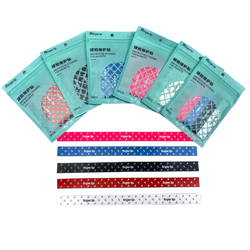 FT 5pcs/bag Wear Resistant Badminton Accessories Racket Head Protector ...