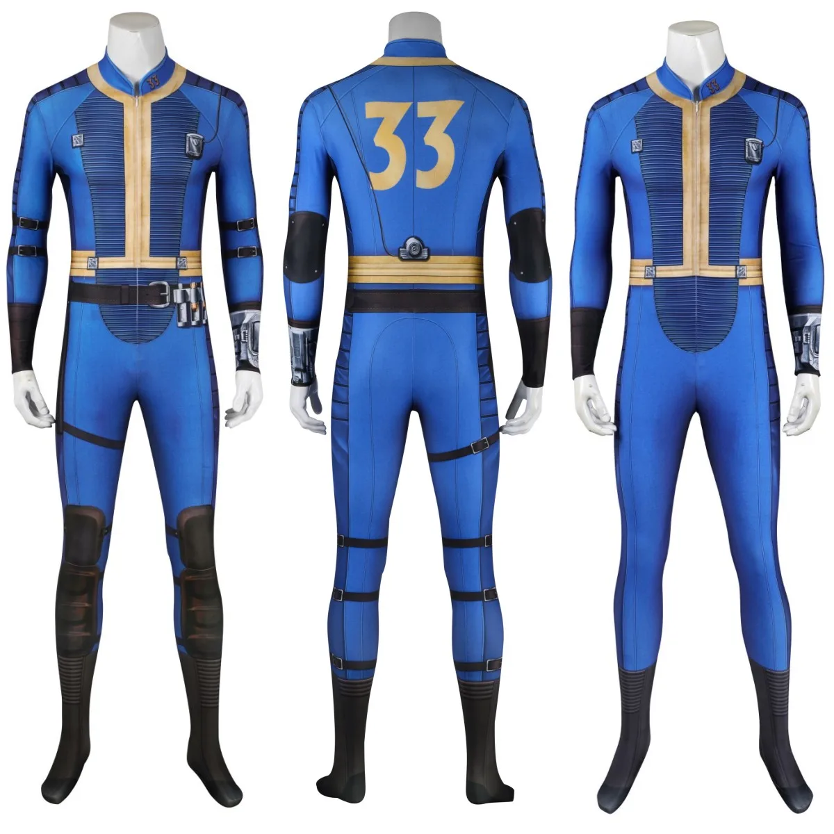 Vault-Dweller-Vault-33-Cosplay-Costume-Blue-Jumpsuit-Men-Version ...
