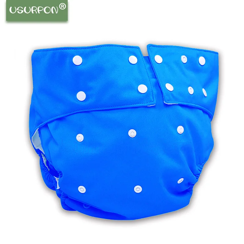[usurpon] 1 Pc Waterproof Adult Cloth Diapers Reusable Big Size Cloth ...