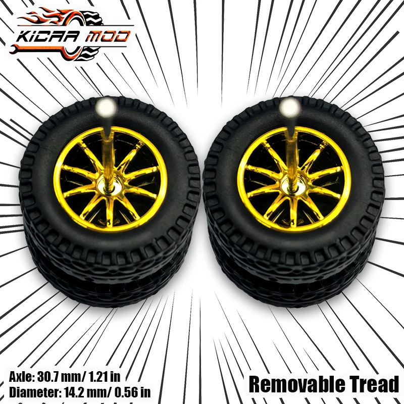 1-64-Model-Car-Wheels-with-Rubber-All-Terrain-Tires-Ten-Spokes ...