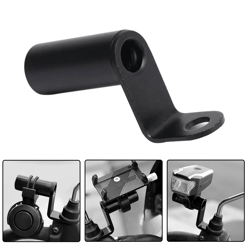 Motorcycle-Rearview-Mirror-Mount-Extender-Bracket-Clamp-Handlebar-Phone ...