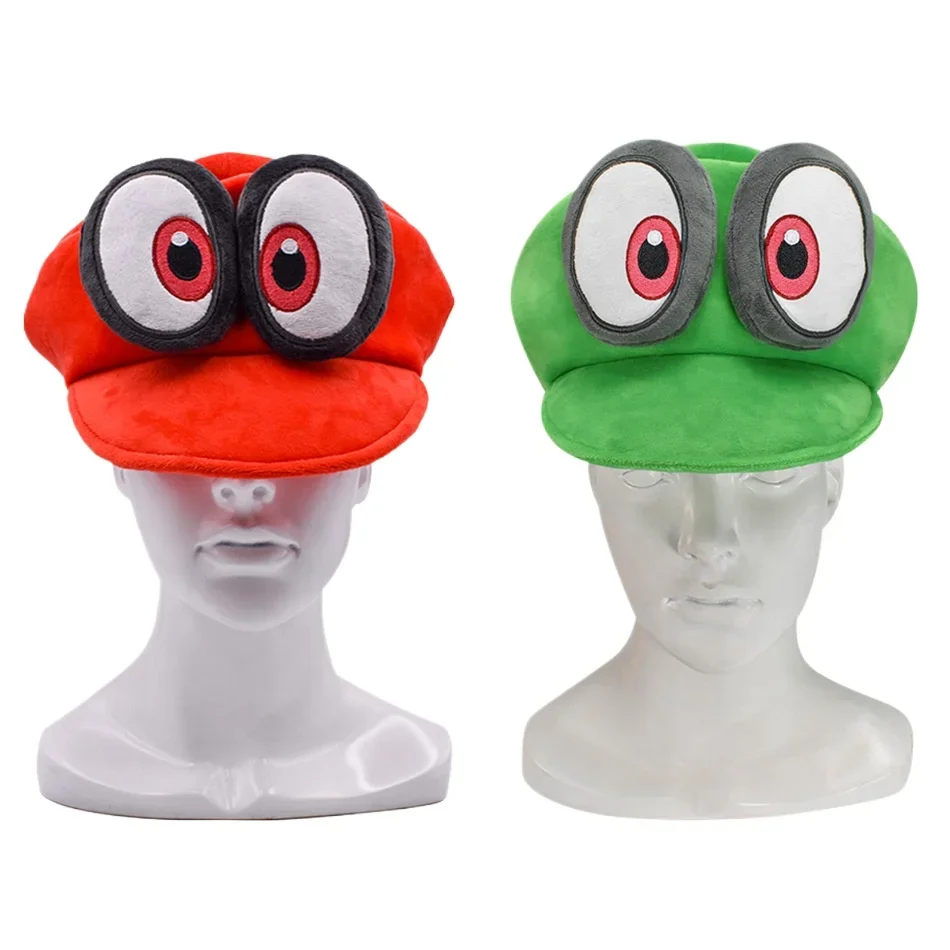 Anime-Mario-Plush-Cappy-Hat-Bros-Luigi-Wario-Cosplay-Caps-Gifts-for ...