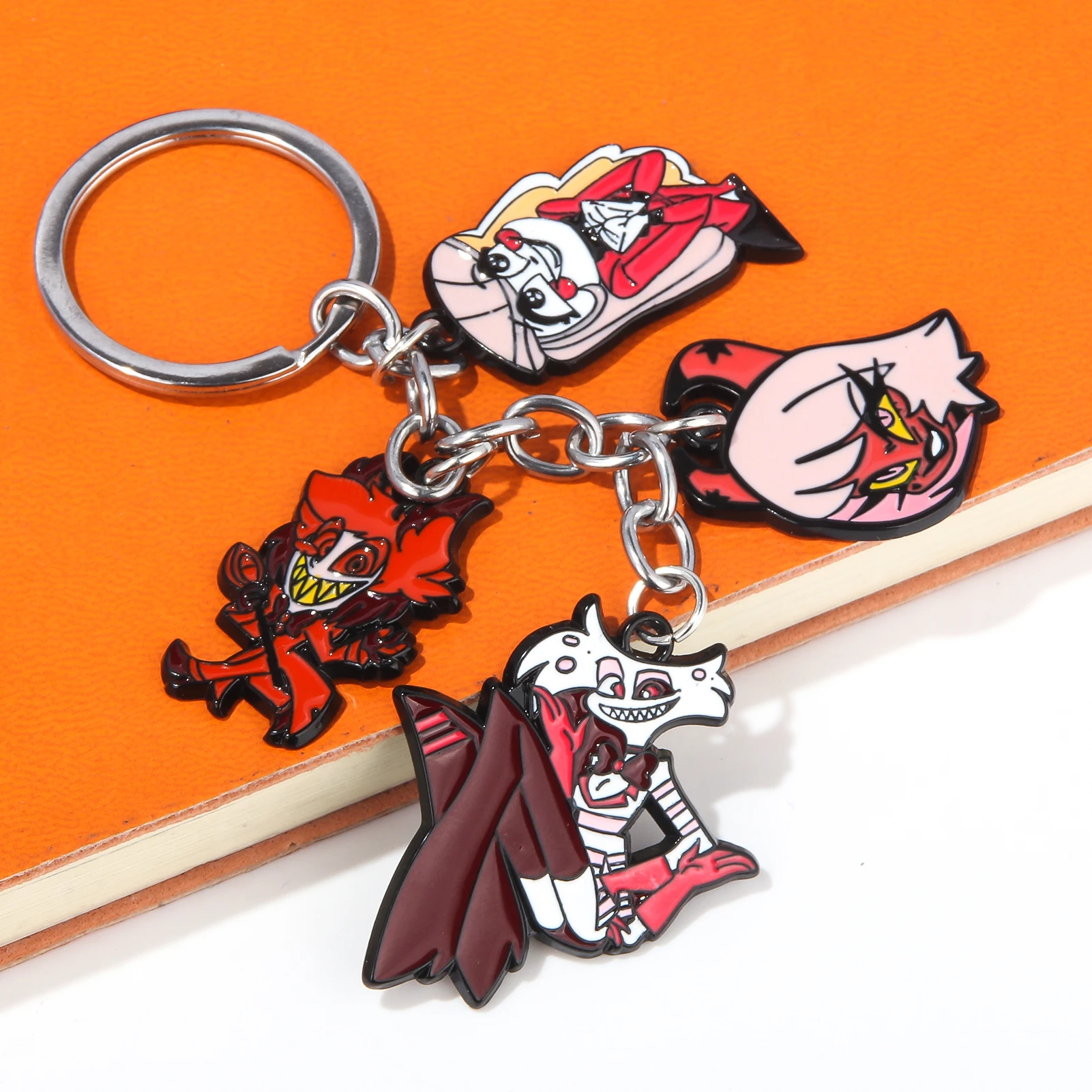 Hazbin-Hotels-Keychain-Cartoon-Anime-Figure-Pendant-Schoolbag-Car-Key ...