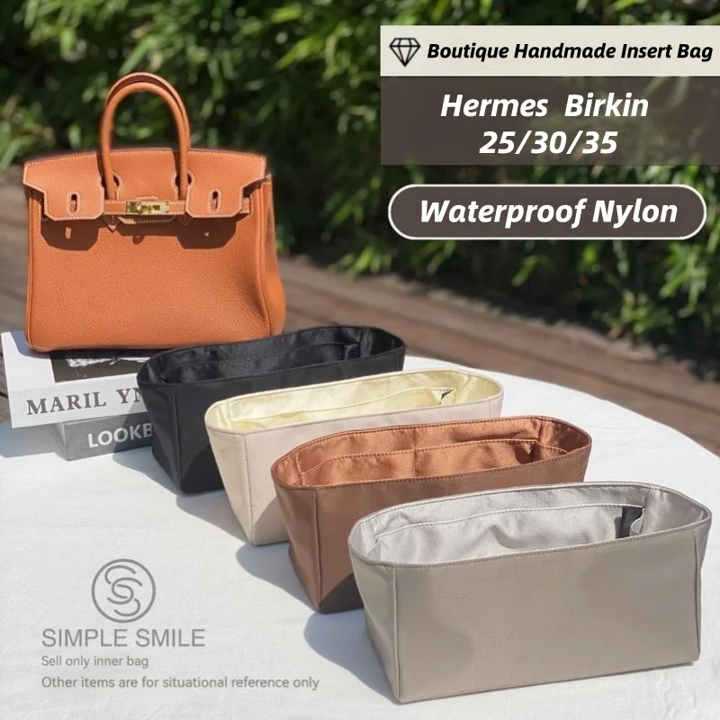 For-HERMES-Birkin-25-30-35-Make-up-Organizer-Felt-Cloth-Handbag ...