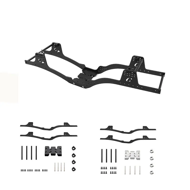 LCG Carbon Fiber Chassis Kit for Axial SCX10 I/II/III & Capra ...