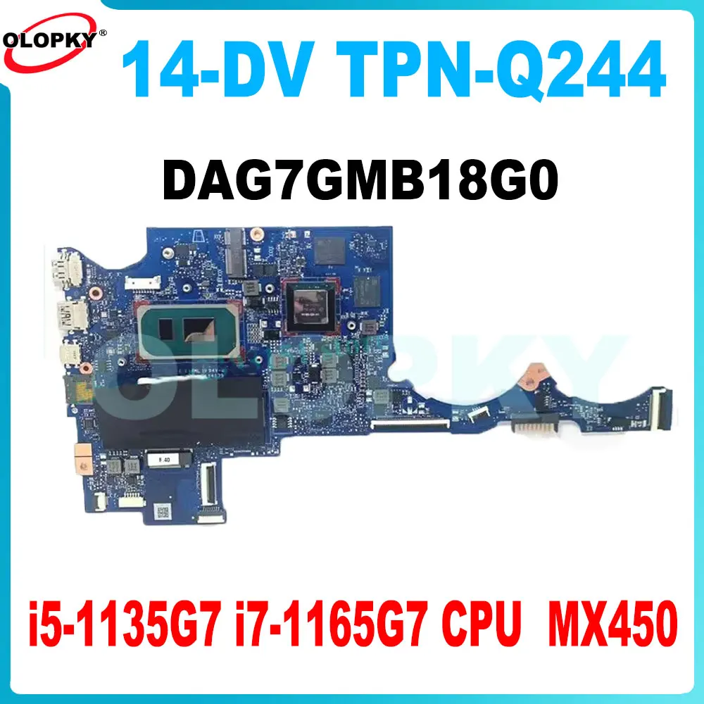 DAG7GMB18G0-motherboard-for-HP-14-DV-TPN-Q244-laptop-motherboard-M16644 ...