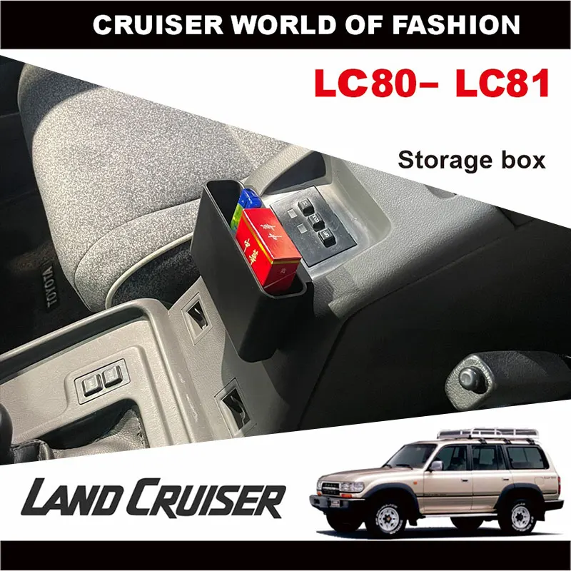 Armrest Box Storage Stowing Tidying For Land Cruiser Small Item Storage ...