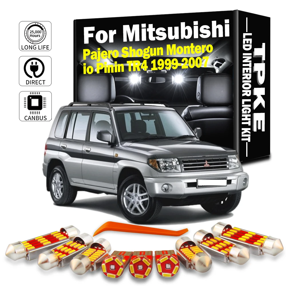 TPKE 11Pcs LED Interior Map Dome Light Kit For Mitsubishi Pajero Shogun ...