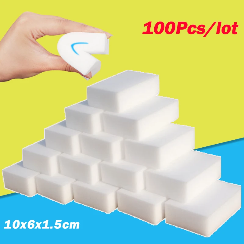 50-100Pcs-Magic-Melamine-Sponges-Kitchen-Sponge-Eraser-Dish-Washing ...