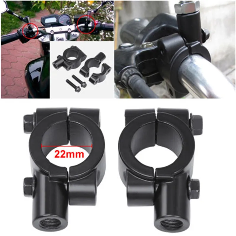 Motorcycle-Rearview-Handlebar-Mirror-Mount-Adapter-for-Kawasaki-ZZR600 ...