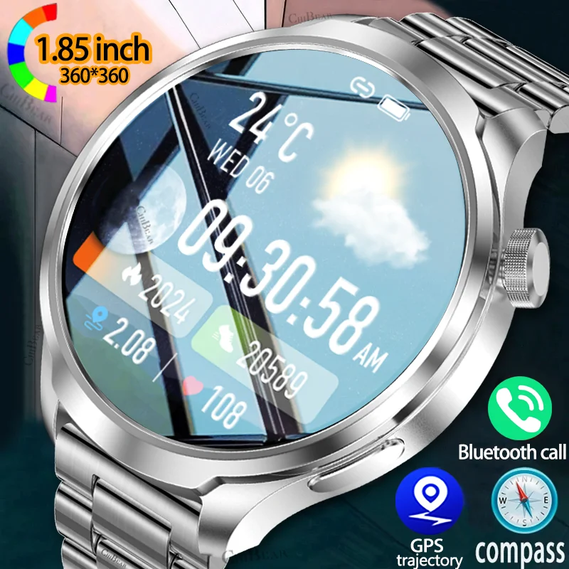 2024-New-GT4-Pro-Smart-Watches-Men-1-85-Inch-HD-Screen-NFC-GPS ...