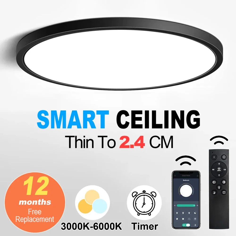 20inch-LED-Ceiling-Lamp-Smart-App-Remote-Control-Lighting-Fixture ...