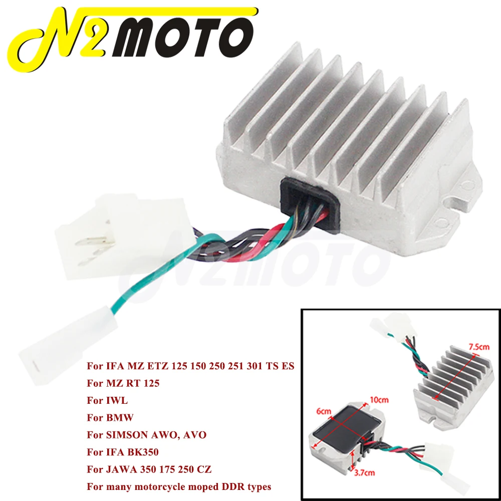Motorcycle-Accessories-Voltage-Rectifier-Regulator-For-BMW-MZ-RT-125 ...