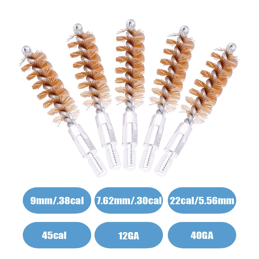 5Pcs-Fosforbrons-Boring-Borstel-Gun-Schone-Borstel-Voor-9Mm-7-62Mm-5 ...