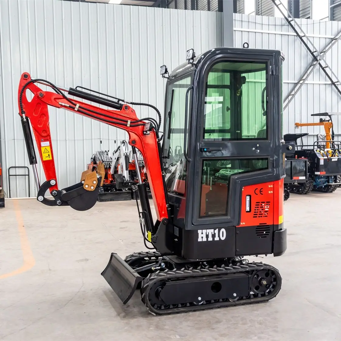 Cheap-Garden-HT10B-1-Ton-Closed-Cab-Mini-Digging-Machine-Small-Crawler ...