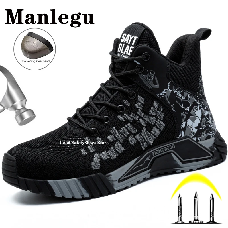 2024-New-Fashion-Men-Work-Safety-Boots-Anti-Smash-Work-Sneakers ...