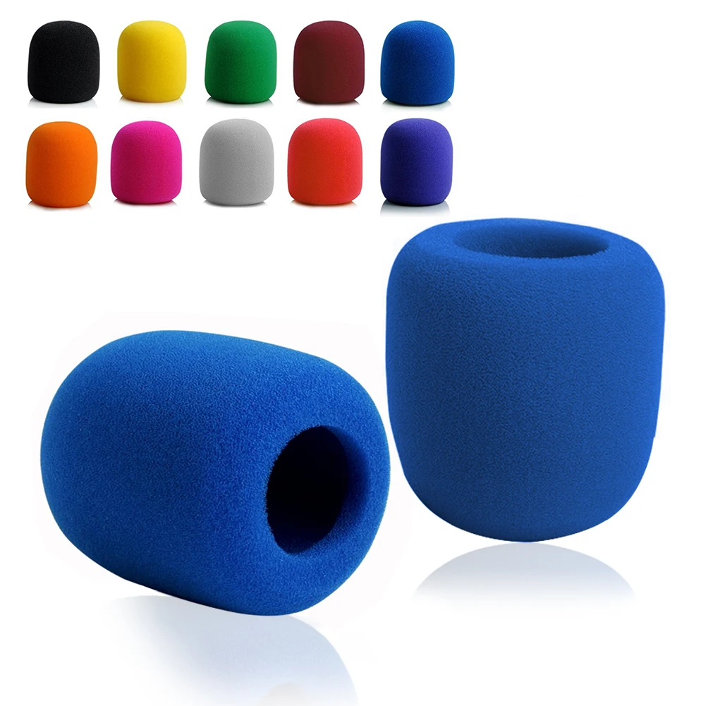 Microphone-Windscreen-Foam-Cover-Thick-Mic-Covers-Foam-Mic-Pop-Filter ...