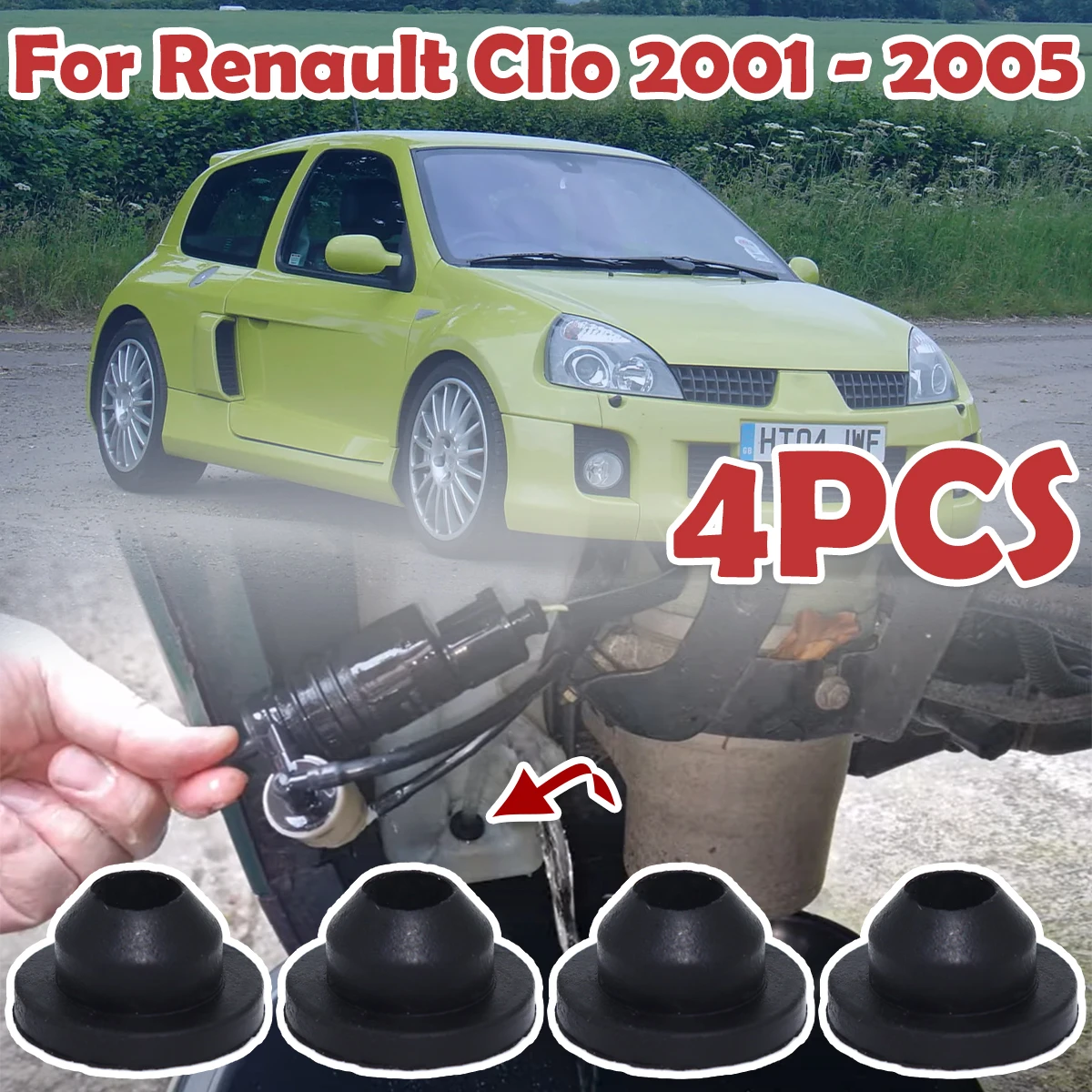 4X Windshield Washer Headlight Pump Seal Water Reservoir Gasket Grommet ...