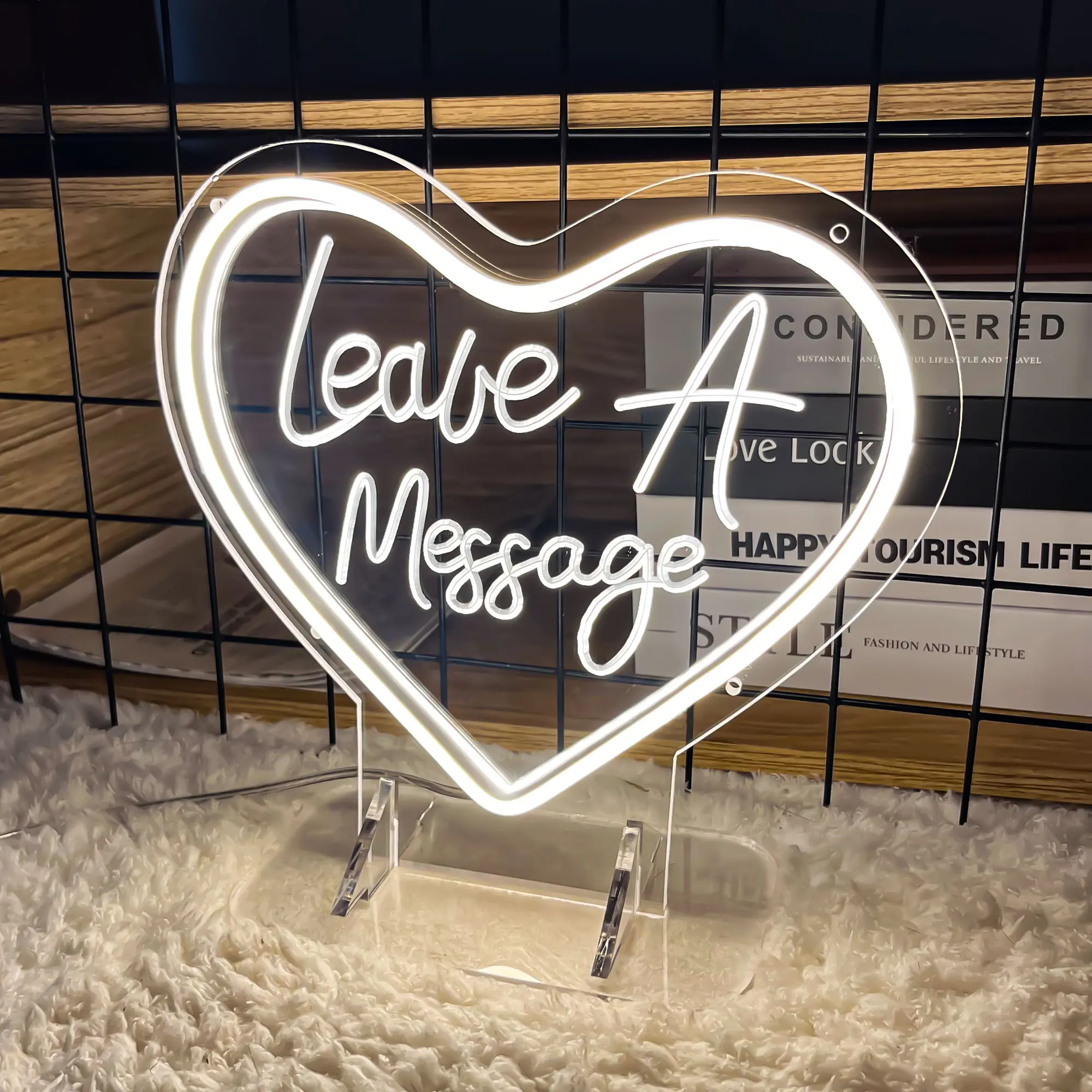 Leave-A-Message-Neon-Sign-Engrave-Personal-Custom-tailor-LED-Lights-For ...