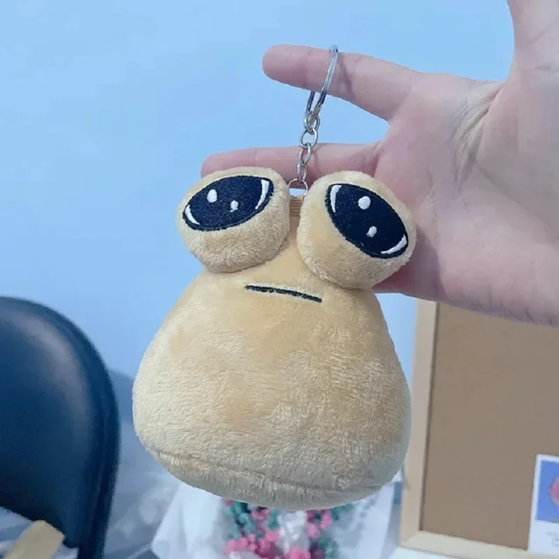 Hot-10cm-Game-My-Pet-Alien-Pou-Plush-Keychain-Furdiburb-Emotion-Alien ...